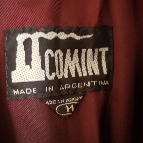 Comint | Jackets & Coats | Comint Leather Jacket Vintage | Poshmark